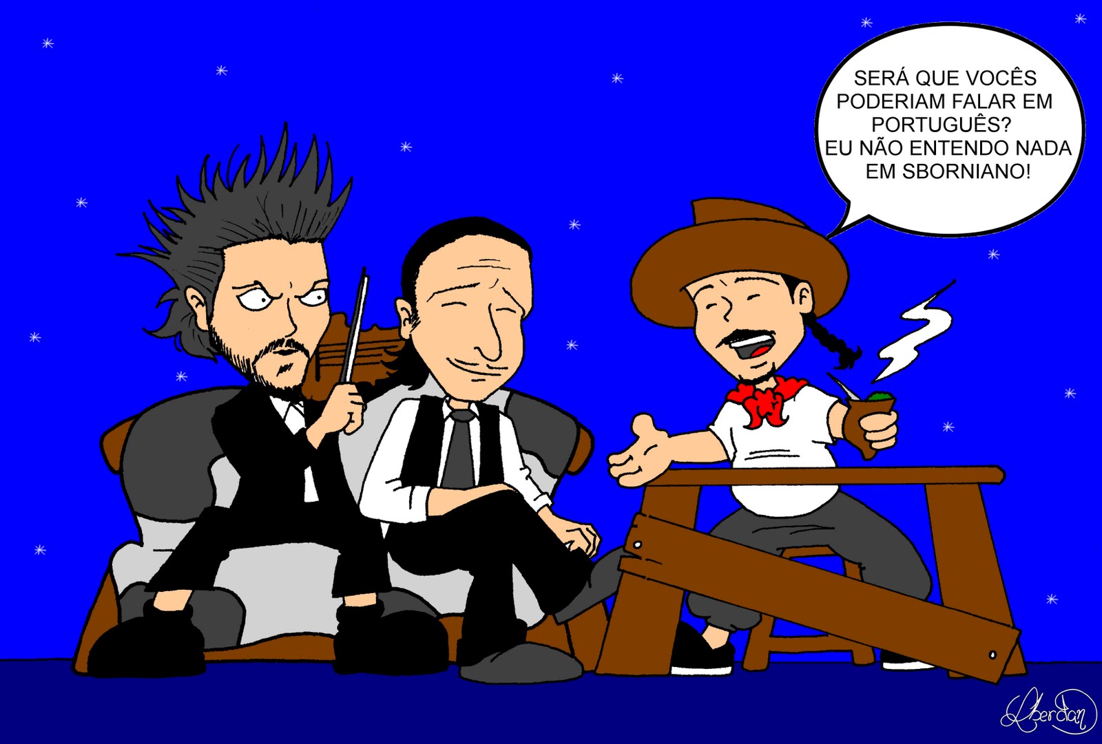 Cartoons Oberdan: Neto Fagundes!