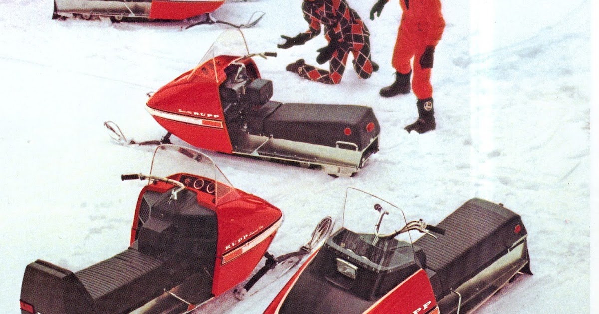 CLASSIC SNOWMOBILES OF THE PAST: THE 1973 RUPP SNOWMOBILES