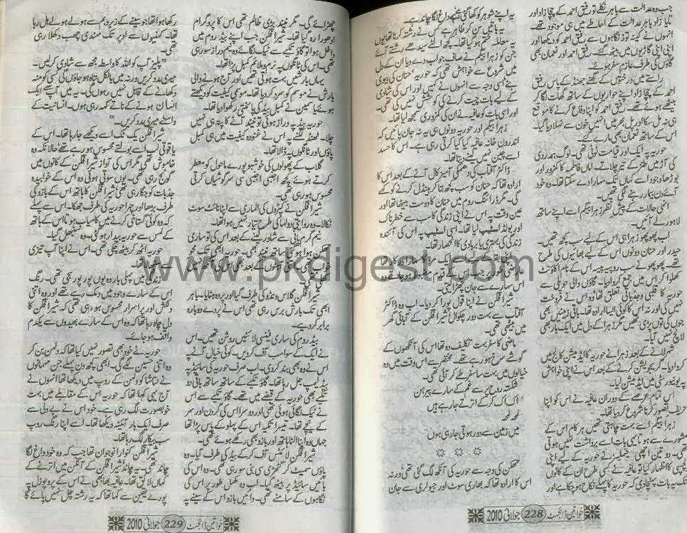 Free Urdu Digests: Mujhey rang dy novel by Nabeela Abar Raja Online ...