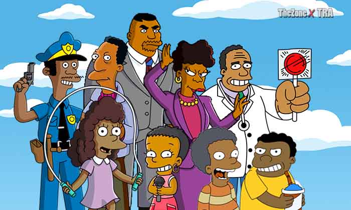 Black Simpsons Characters |TheZoneXtra