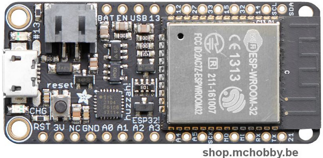 Huzza32 : l'ESP32 selon Adafruit - MCHobby - Le Blog