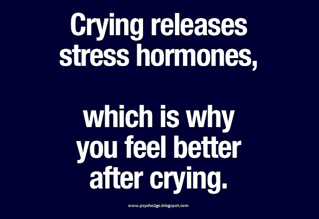 Crying Releases Stress Hormones - Psycho2Go