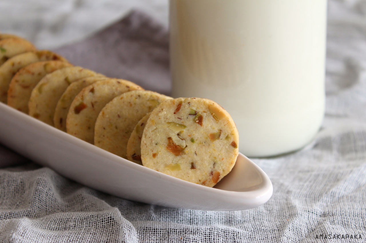 AMASAKAPAKA: GALLETAS DE PISTACHO Y LIMÓN