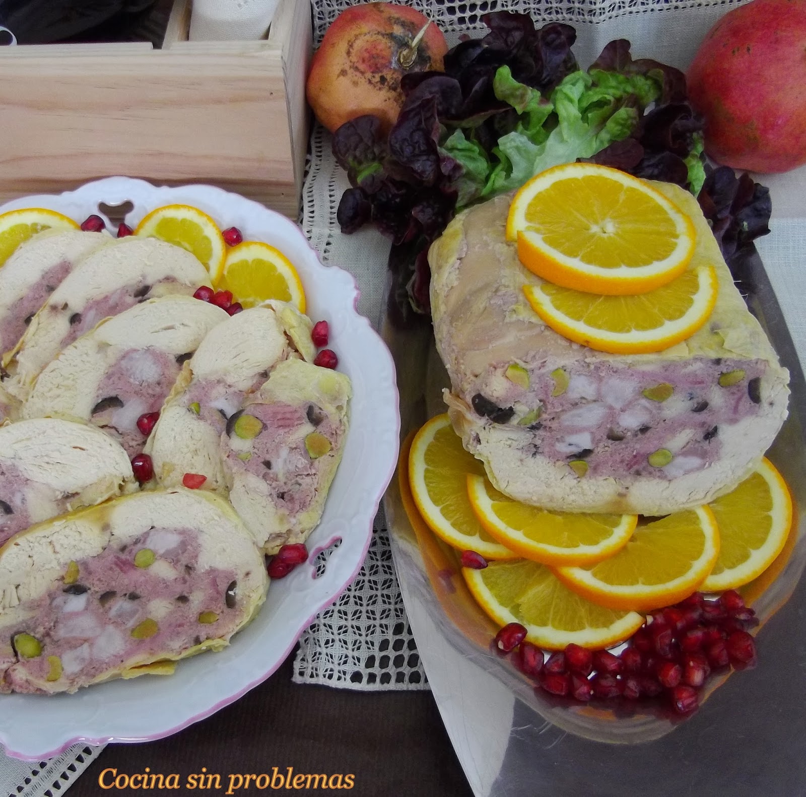 cocina sin problemas: Galantina de pollo de corral.