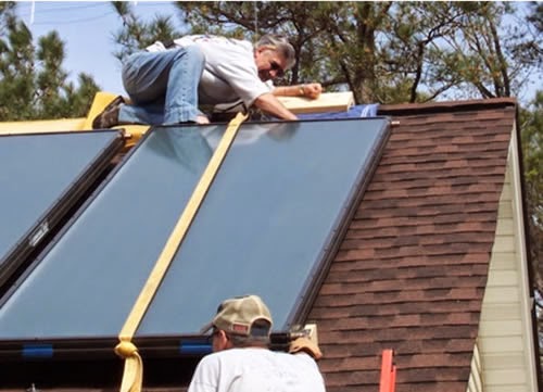 Build-It-Solar Blog: Large DIY Solar Water Heating System in Virginia ...