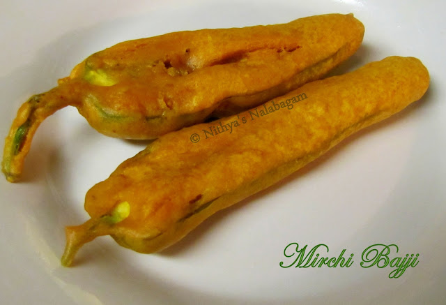 Milagai Bajji - Chilli Bajji |Nithya's Nalabagam