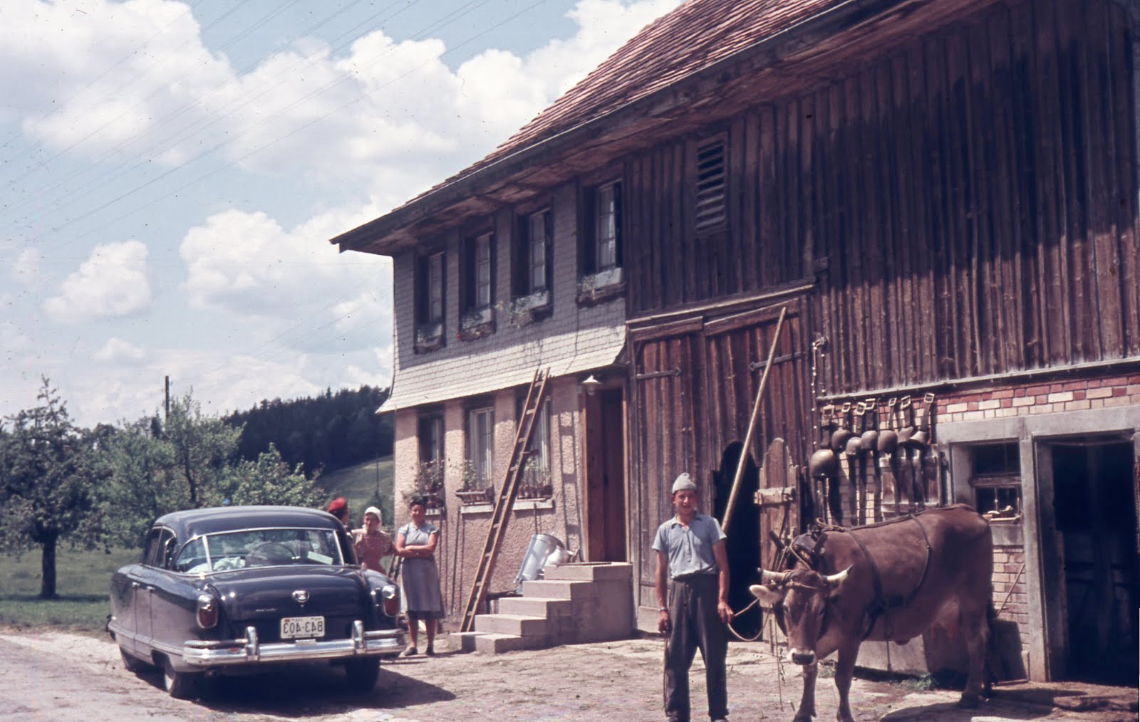 Hasler History: Haslers in Europe 1955 Pix