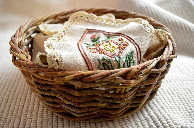 Art Threads: Bread Cloth Part III - Embroidering the Designs