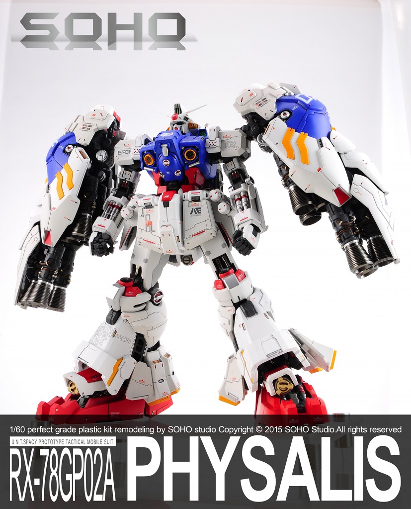 GUNDAM GUY: G-System 1/60 GP02 Gundam Physalis - Painted Build