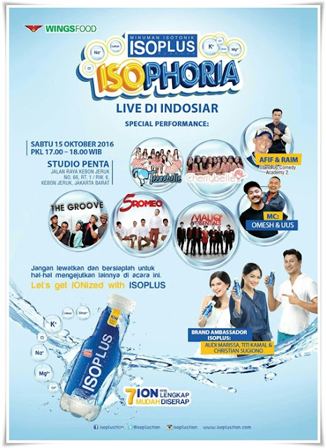 ISOPLUS dengan 7 Ion Lengkap & Cepat Diserap oleh Tubuh - Kata adalah ...