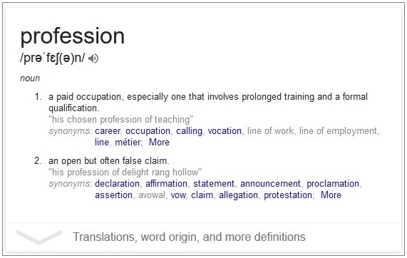 Random Comments: Is Risk Management a Profession?