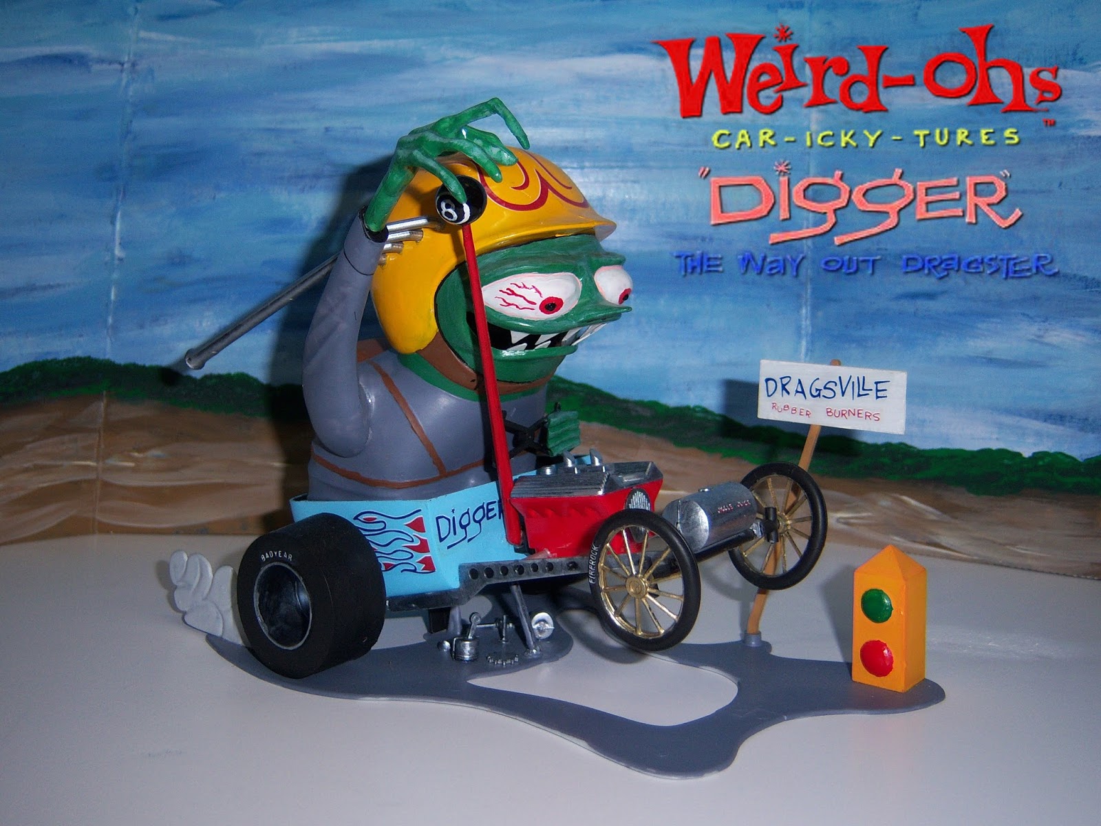 Weird-Ohs: Digger the Way Out Dragster | Weird Fantastic Toy Adventures