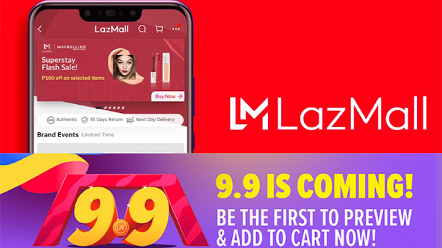 Lazada launches LazMall and kicks off with 9.9 Sale (Sep 9) | PinoyTechSaga