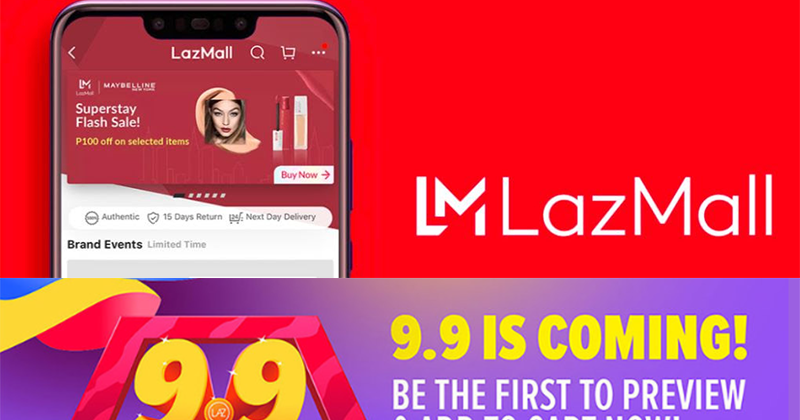 Lazada launches LazMall and kicks off with 9.9 Sale (Sep 9) | PinoyTechSaga
