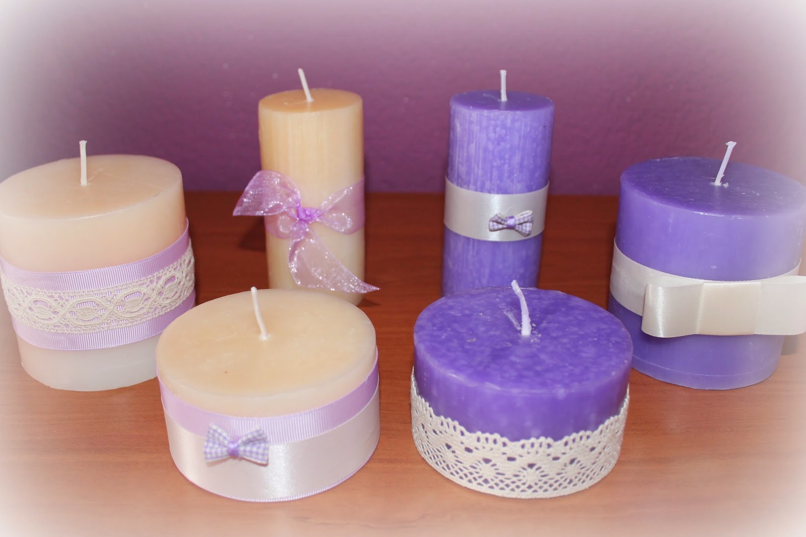 Mil y un detalles: Decorando velas