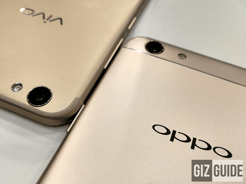 OPPO F3 Vs Vivo V5s Specs Comparison