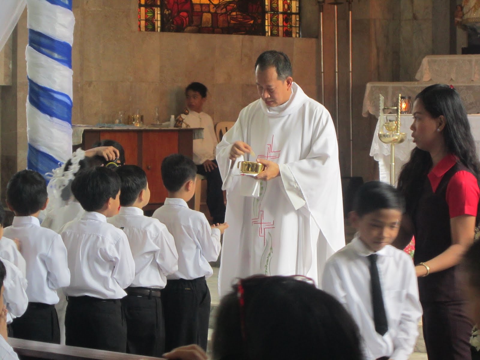 ANTON'S FIRST COMMUNION