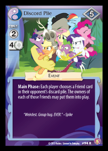 Equestria Daily - MLP Stuff!: Pony CCG - New Absolute Discord Card ...