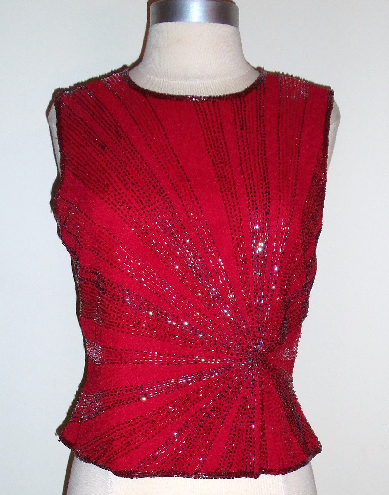 Thrifty Chic Shop: Vintage Sequins and Beaded Tops