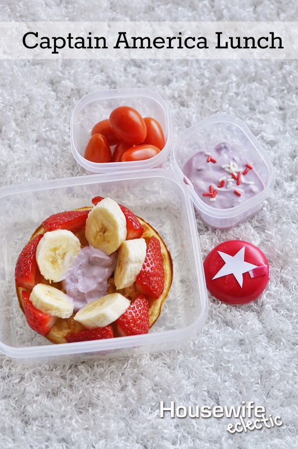 Healthy Lunches: Captain America Lunch - Housewife Eclectic