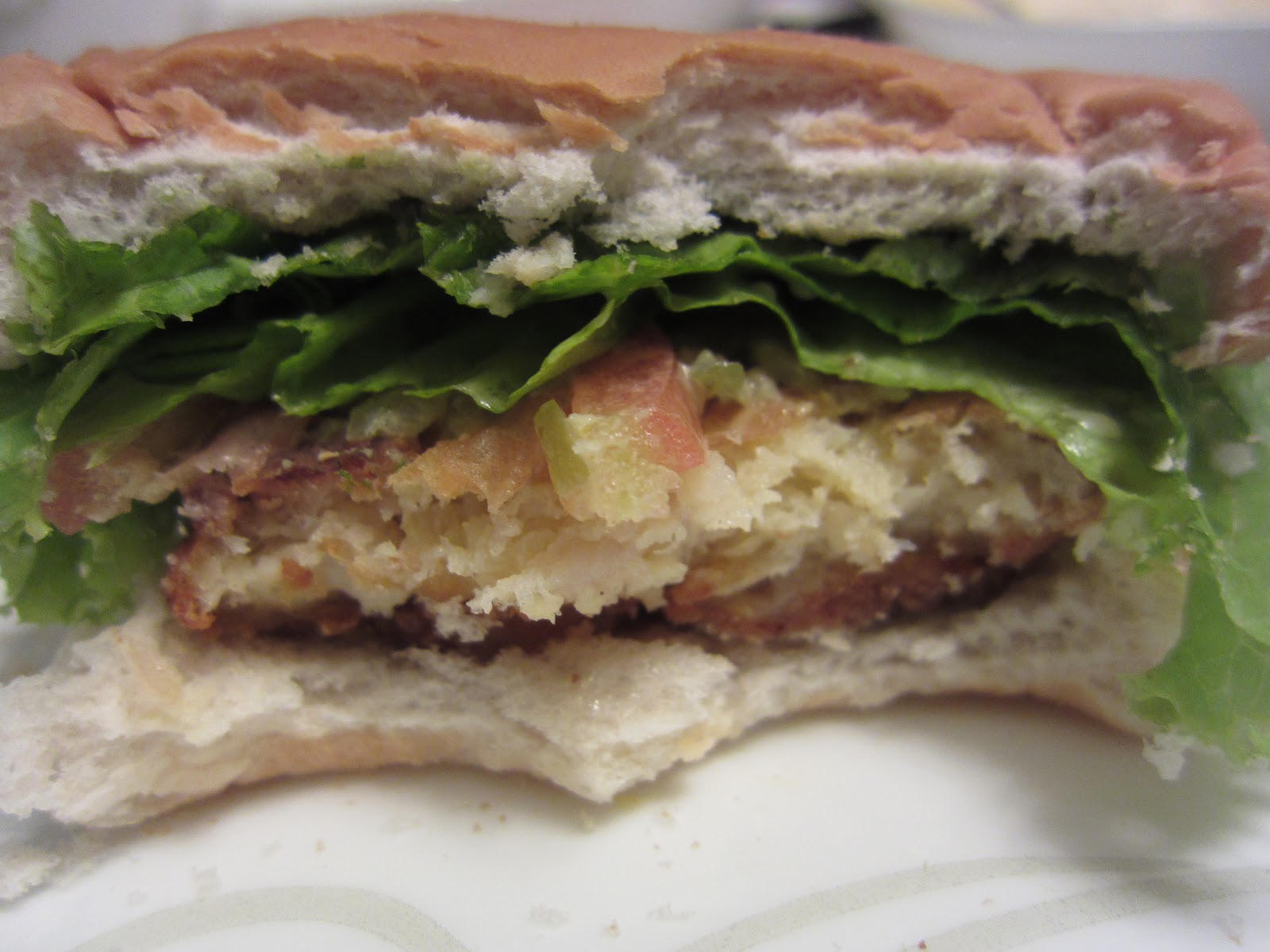 food bonds.: Fish Patty Burger