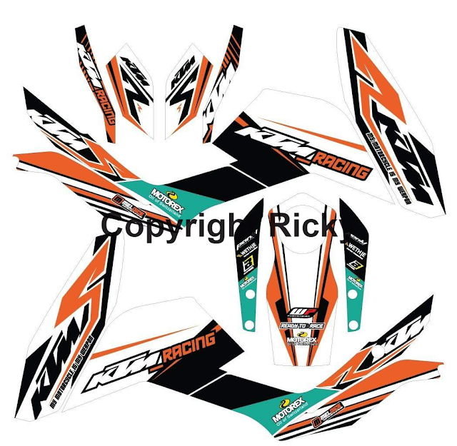 KTM Duke Custom Decals Graphics: New Custom Design Graphics KTM Duke ...