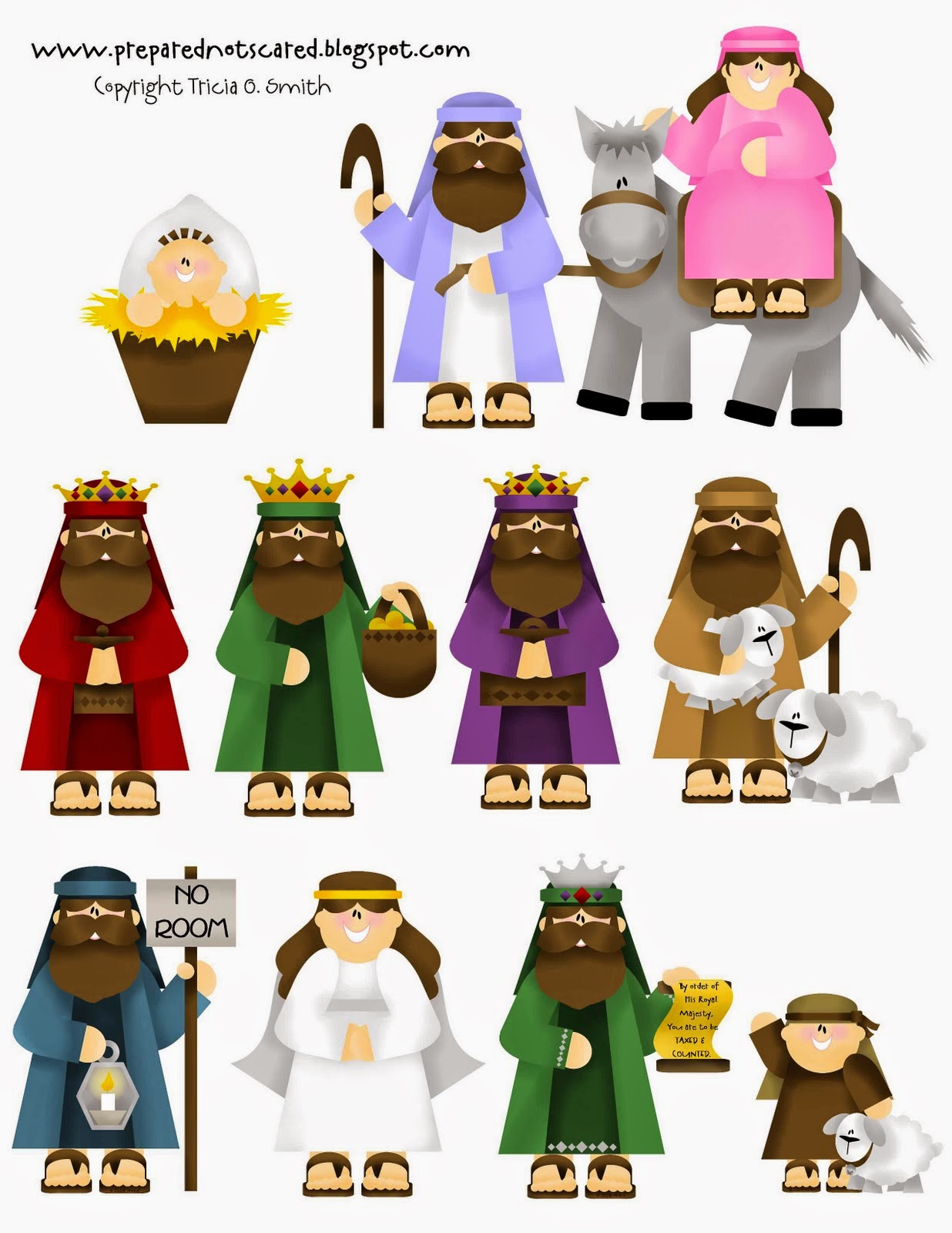 Imprimolandia: Belenes para imprimir