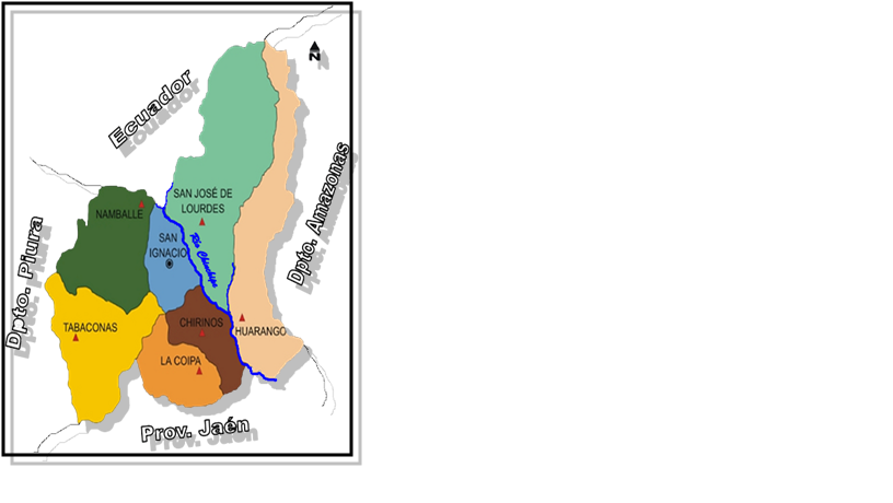 LA PROVINCIA DE SAN IGNACIO Y SUS DISTRITOS: DIVISIÓN POLÍTICA
