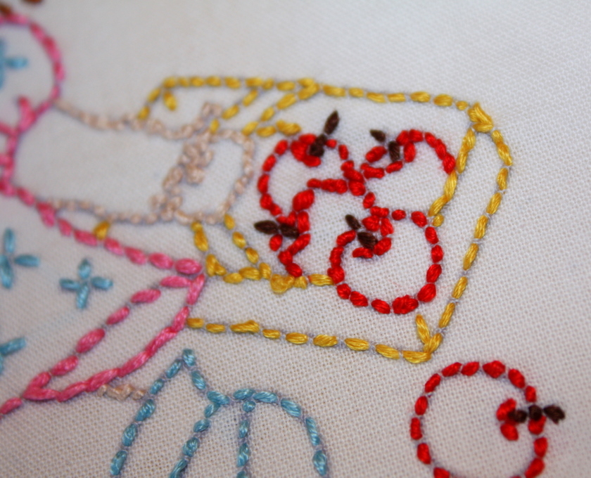 little pumpkin grace: bitten by the {embroidery} bug!