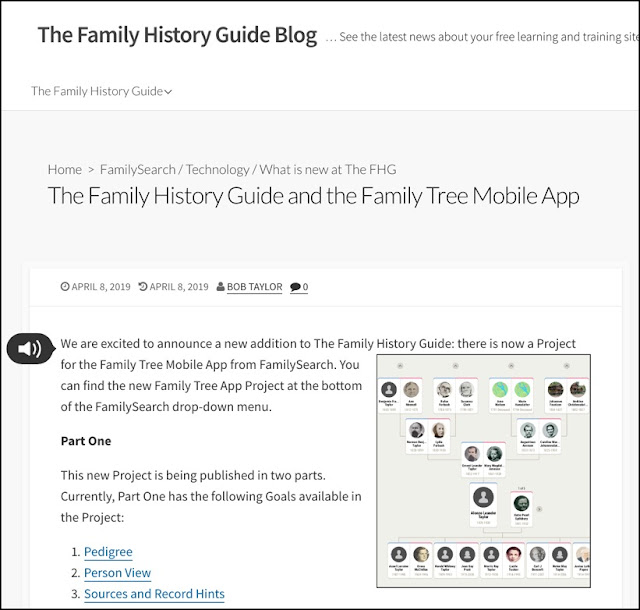 Rejoice, and be exceeding glad...: The Family History Guide adds ...