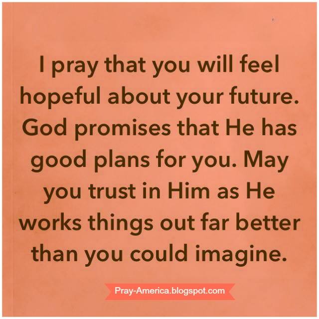 Prayer for Hopeful Future - Quotes
