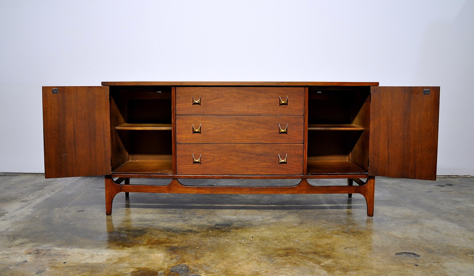 SELECT MODERN: Broyhill Brasilia Credenza, Buffet, Sideboard, Bar or ...