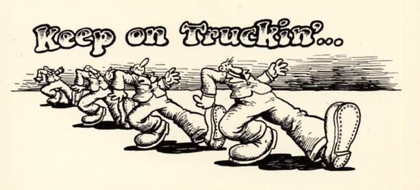 Create a Brilliant Parody of the 1960's "Keep on Truckin' ..." Comic ...
