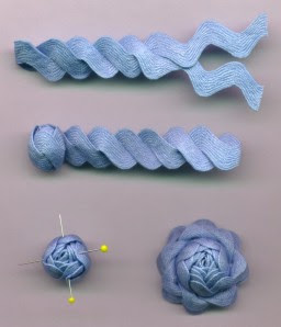 FREEBIES FOR CRAFTERS: Rick Rack Roses