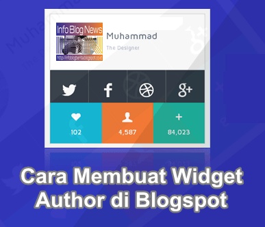 Cara Membuat Widget Author Responsive di Blog