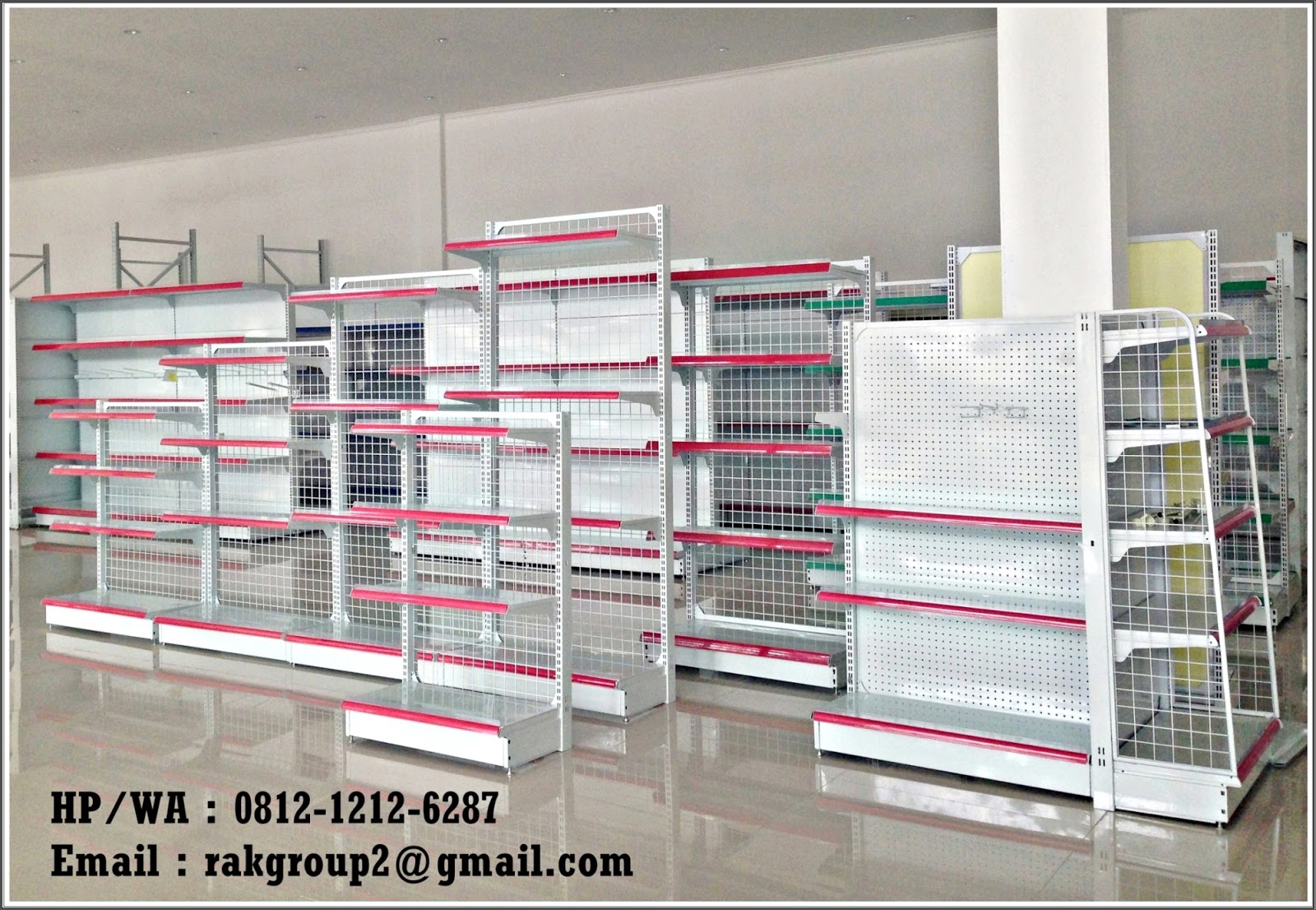 Rak Supermarket dan Minimarket 40 kg/level Rp 700.000 Kualitas? OKE ...