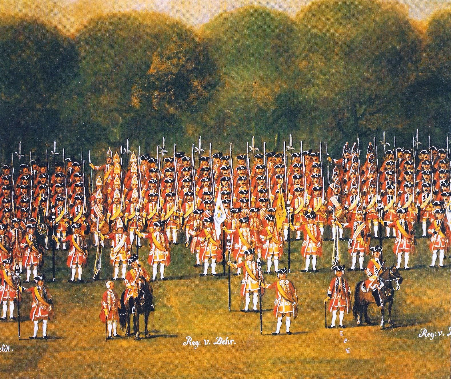 Wars of Louis Quatorze: Hanoverian troops - 1735