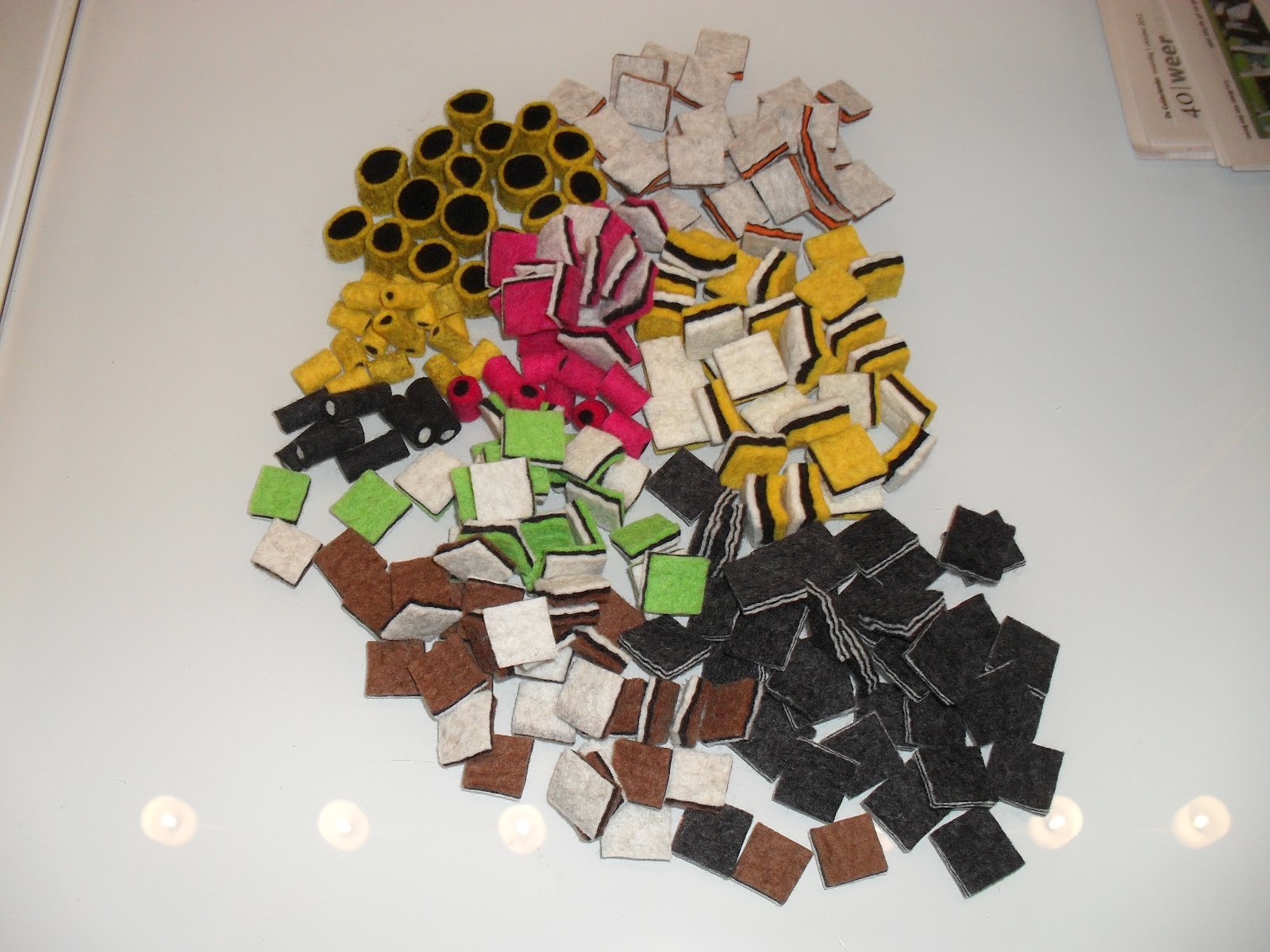 Wol en meer: Mijn "voorbeeld dropjes".