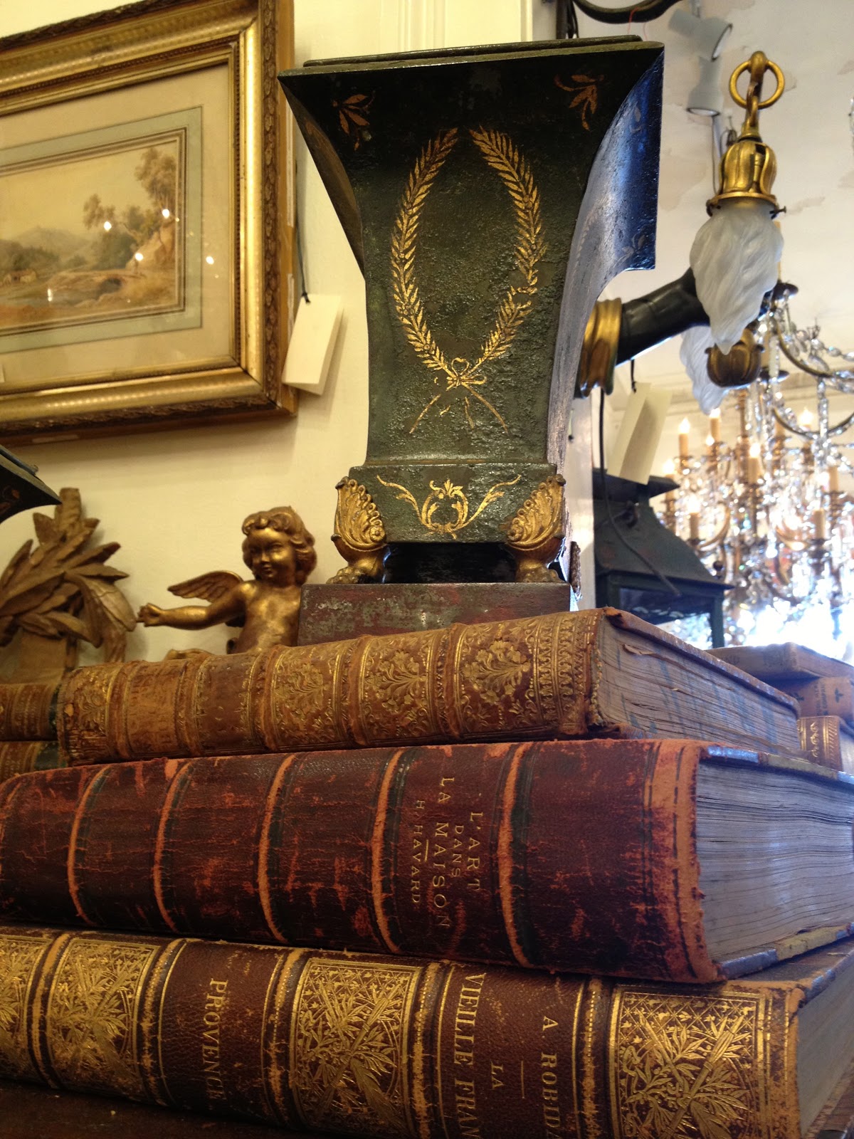 vignette design: Antiquing In New Orleans: Kevin Stone Antiques