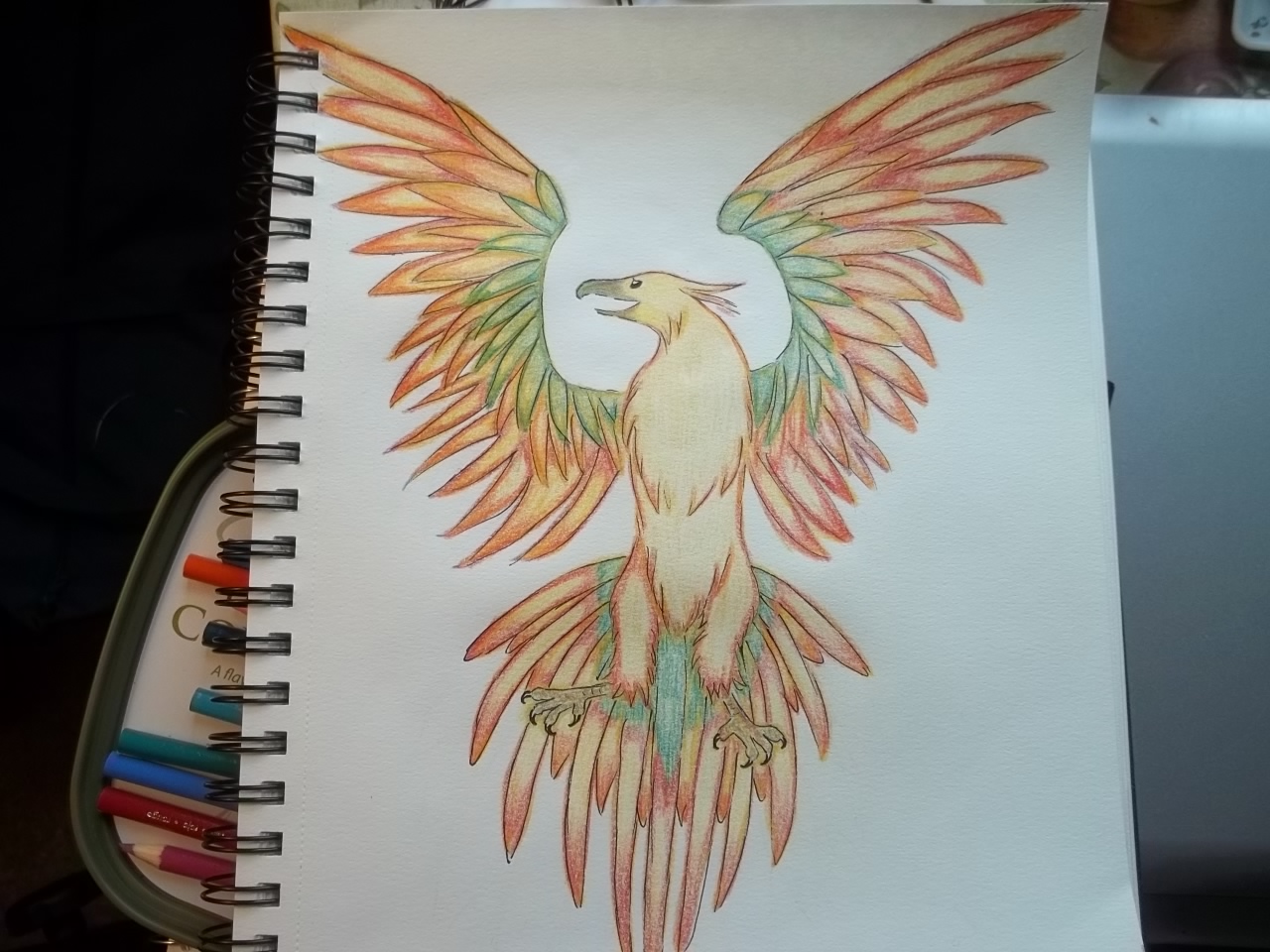 Pen and Ink...and maybe some paint: Building a better phoenix...