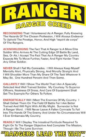 Ranger Creed Quotes. QuotesGram