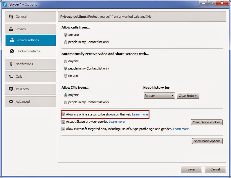 Ramchand's Blog: Skype Status Display For a User in MVC