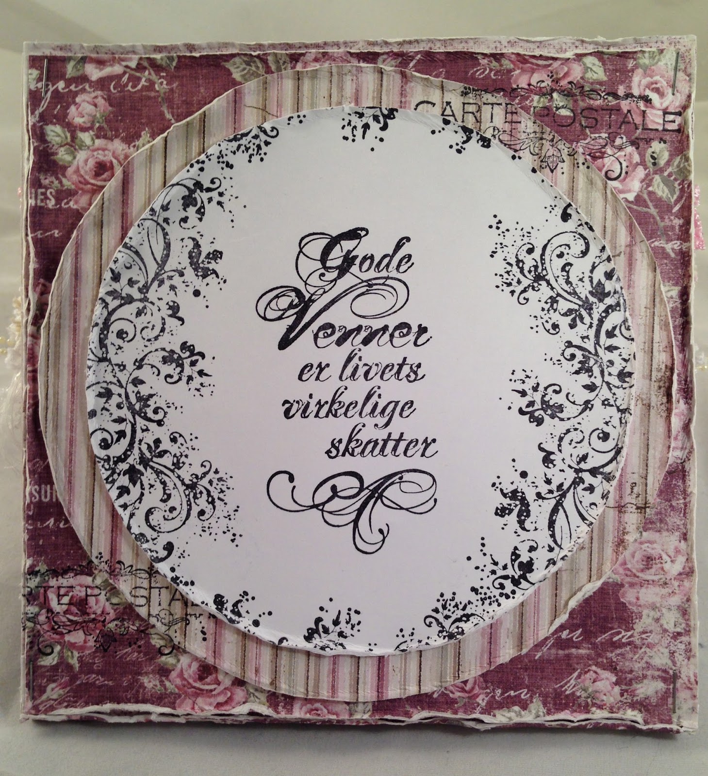 Anja's Kortkreasjoner: Vennskapskort