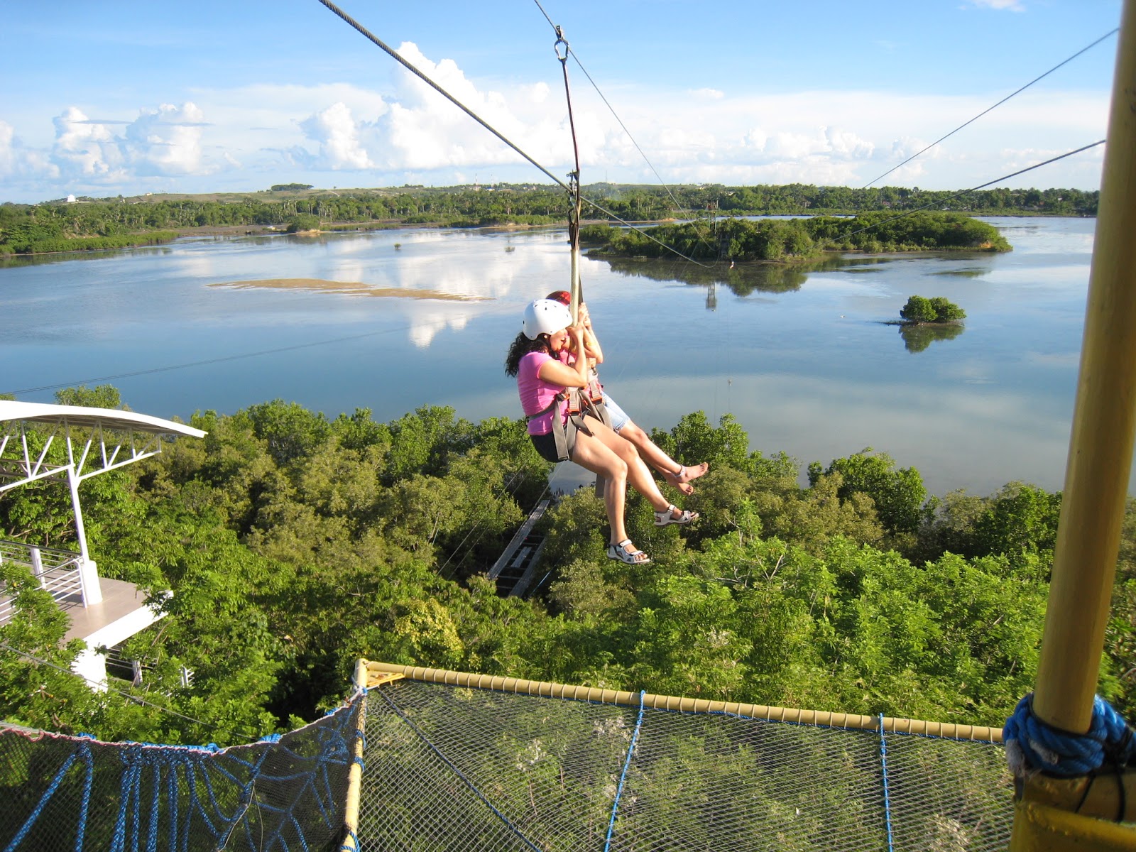 Black Swamp Cornucopia: Part 1: Zip line and rock climbing at Papa Kit ...