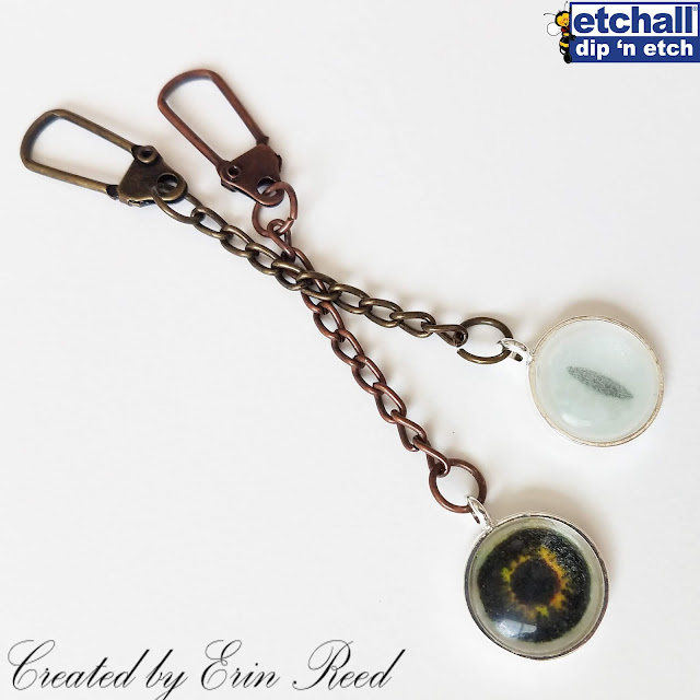 Erin Reed Makes: Spooky Glass Eyeball Key Chains