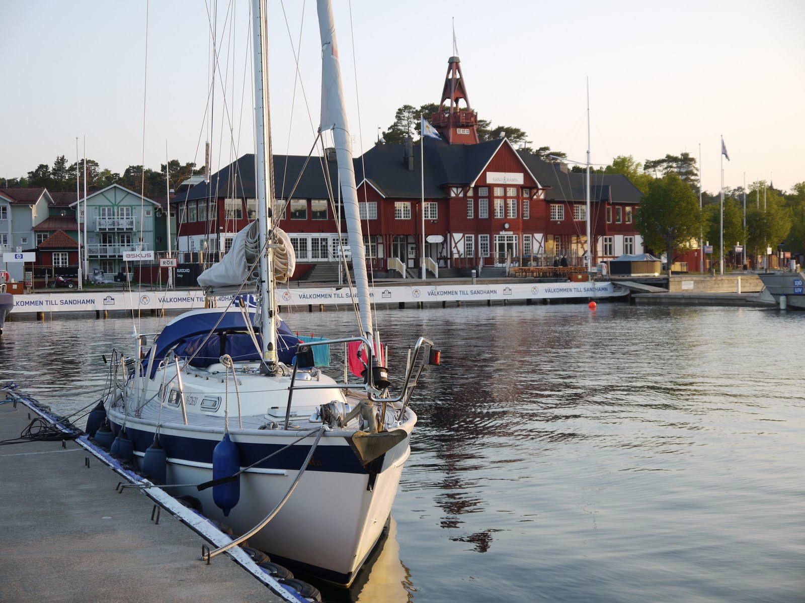Sandhamn - on an idyllic Swedish island - S/Y Dolphin Dance