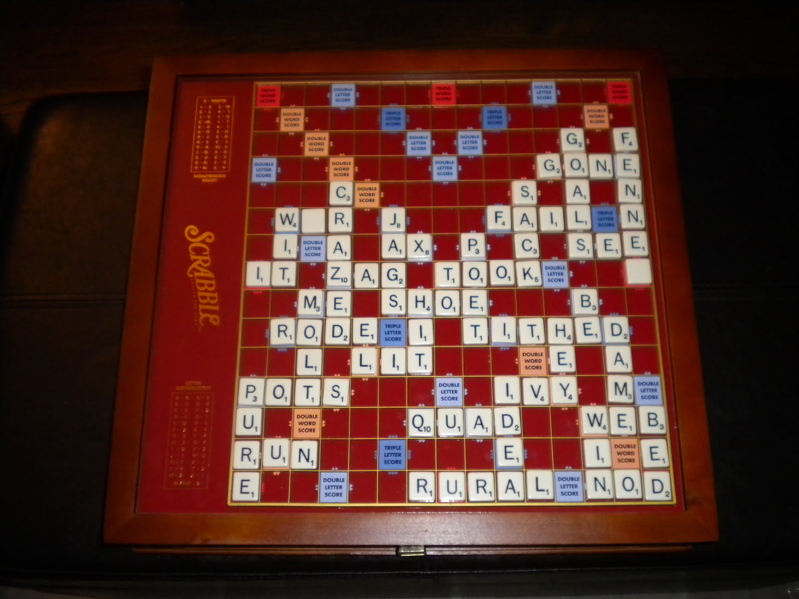 Seven Wonders: Scrabble Exercise