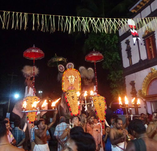 Traditions in Kerala: Utsavam, the temple festival.