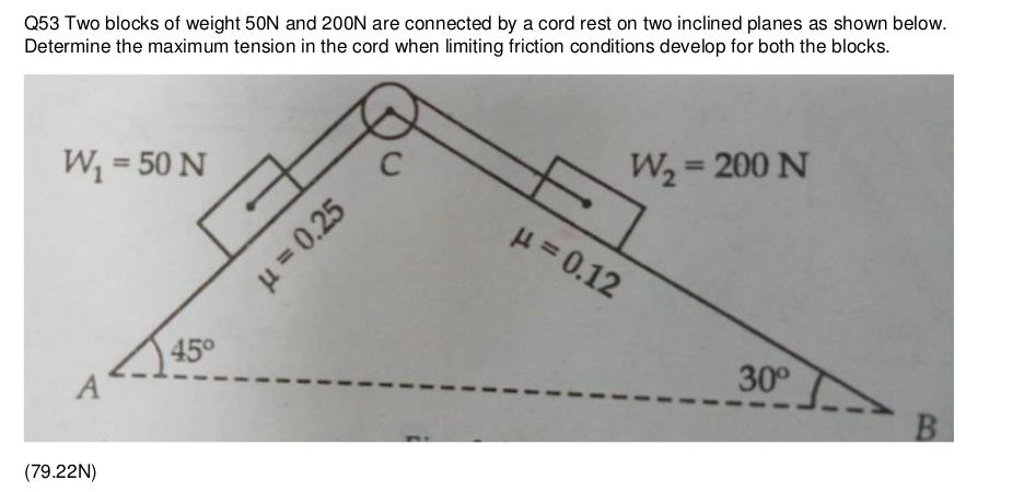 Friction: Questions with answers 2018 - Engineering Mechanics