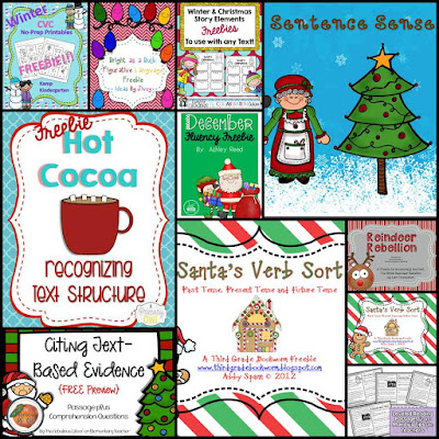 Collaboration Cuties: 12 Days of Winter FREEBIES Galore!!!
